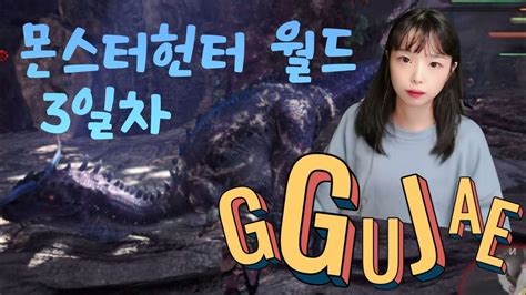 몬헌 와일즈 대기하는 뉴비의 몬스터헌터 월드 3일차 Youtube
