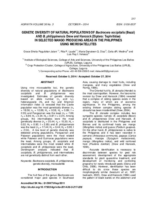 Pdf Unraveling The Genetic Structure Of The Coconut Scale Insect Pest Aspidiotus Rigidus
