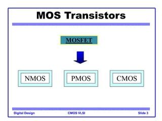 Mos Transistor Theory PPTX