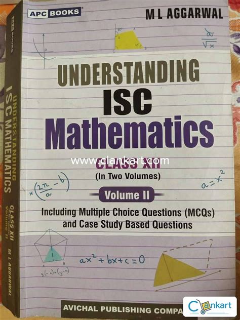 Buy Understanding I S C Mathematics Class Xii 2 Vol Set Book In