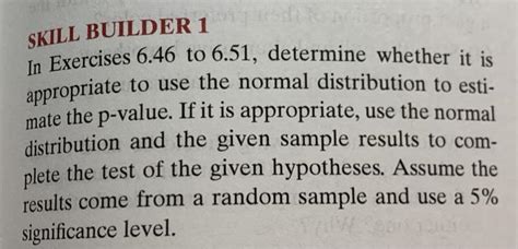 Solved In Exercises 6 46 To 6 51 Determine Whether It Is Chegg Com