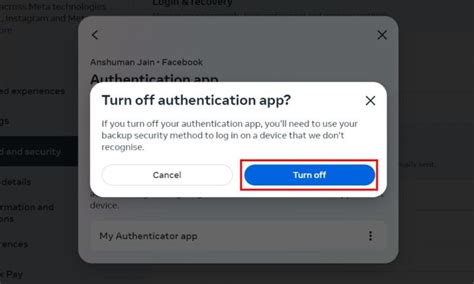 how to turn off two factor authentication on facebook beebom