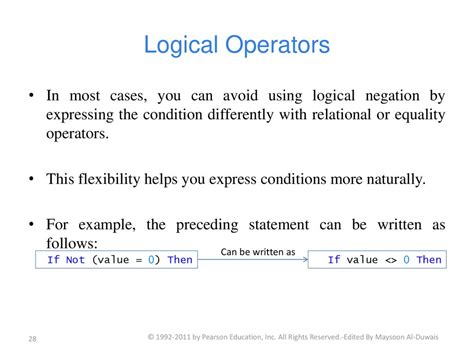 chapter 4 select…case multiple selection statement and logical operators