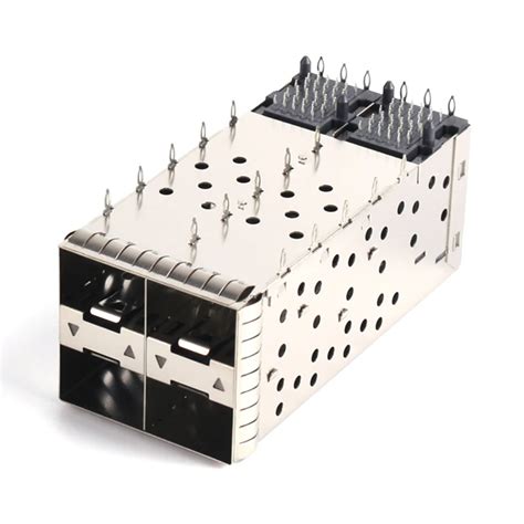 2x2 Ports Stacked Combos Sfp Sfp+ Qsfp Zqsfp Zsfp+ Cages And Connector ...