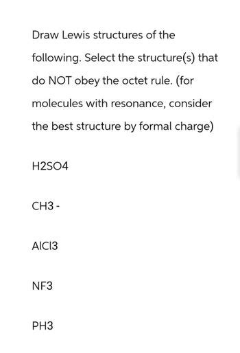 Answered Draw Lewis Structures Of The Following Select The Structure