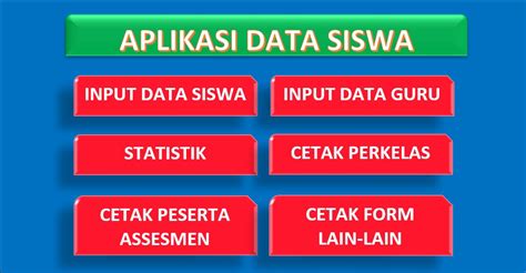Aplikasi Database Siswa Filter Berdasarkan Kelas Dilengkapi Data Statistik Untuk Lapbul Mang