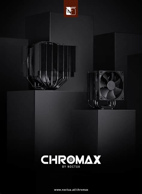 Noctua Expands Chromax Black Line Of Cpu Coolers