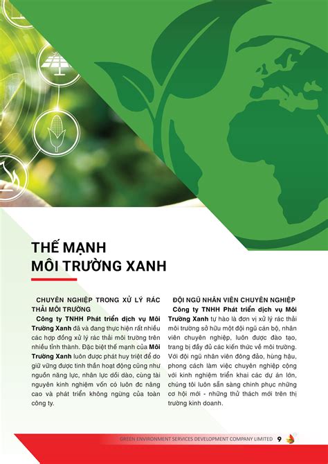 CÔNG TY DỊCH VỤ MÔI TRƯỜNG XANH