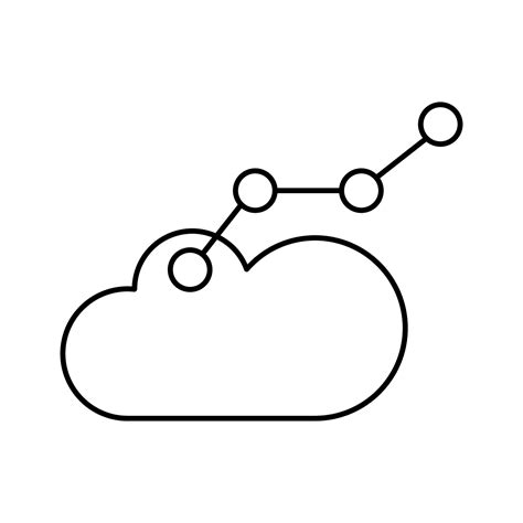 Cloud Computing Chart Vector Icon 22578466 Vector Art At Vecteezy