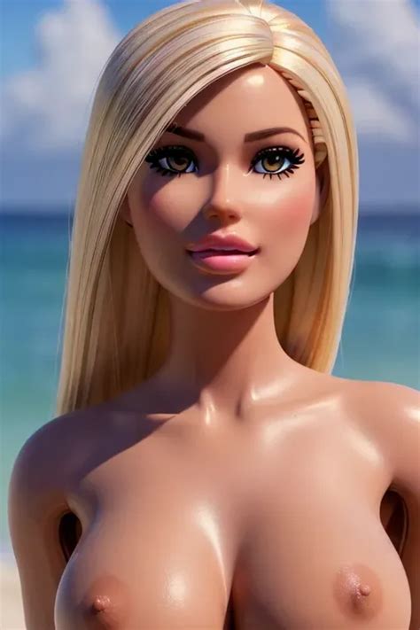Rule 34 Ai Generated Bangs Barbie Franchise Barbie Anatomy Beach