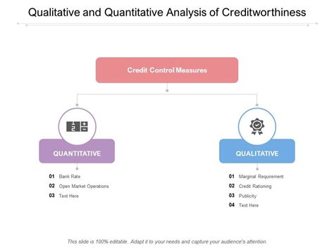 Qualitative And Quantitative Analysis Of Creditworthiness Ppt Powerpoint Pr