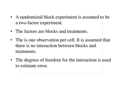 ppt the randomized block design powerpoint presentation free