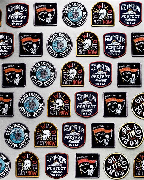 Embroidery Lettering Patches Design On Behance