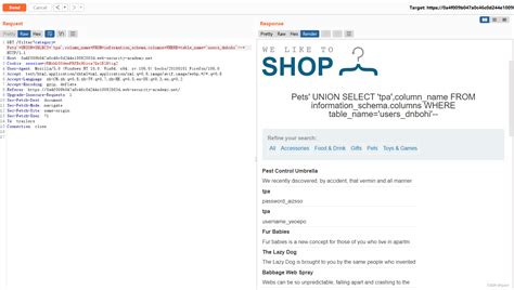 Burpsuit官方实验室之sql注入burpsuite Sql注入 Csdn博客