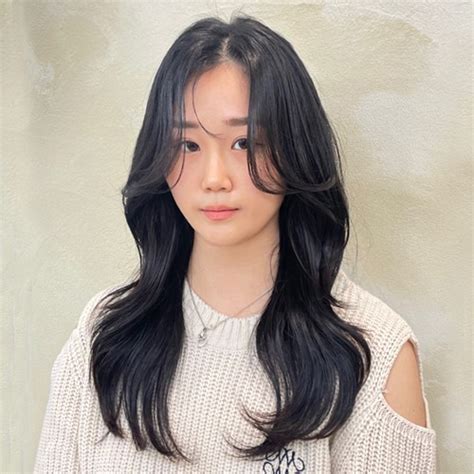 긴머리 볼륨매직 얇은머리 레이어드컷 충분해 네이버 블로그