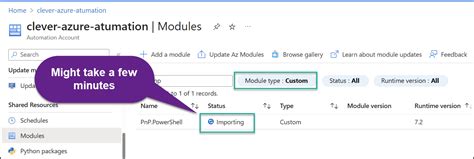 Run PnP PowerShell From Azure Automation Denis Molodtsov Blog