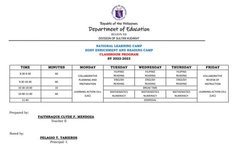 Classroom Program 8docx