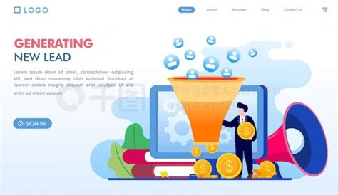 登陆页面免抠元素 生成新的潜在客户登陆页面 素材免费下载 626像素 Ai格式 编号62915845 千图网