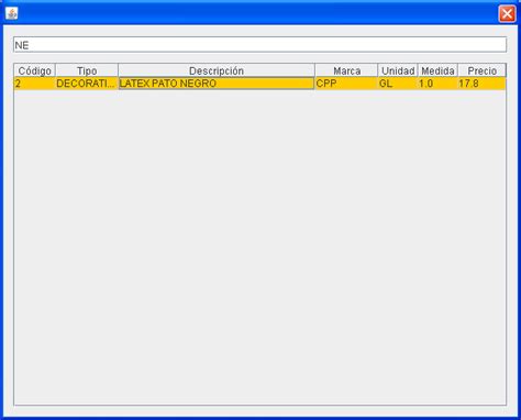 tecnologia informatica filtrar datos de un jtable en netbeans