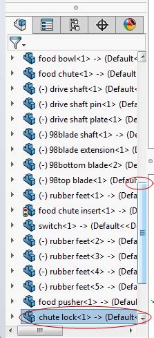 FeatureManager Design Tree Response To Selections SOLIDWORKS Help