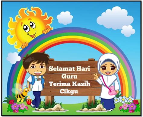 Printable Kad Ucapan Terima Kasih Cikgu