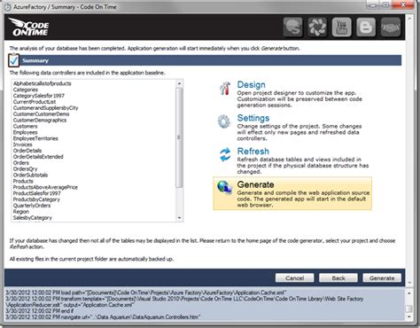 Code On Time Azure Factory