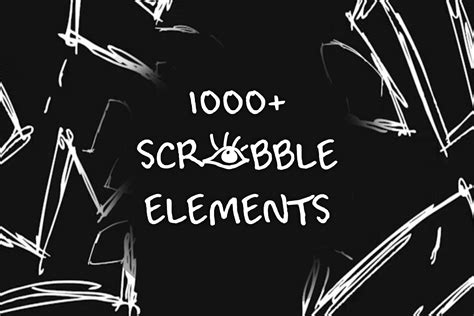 scribble animation pack 1000 animation elements etsy