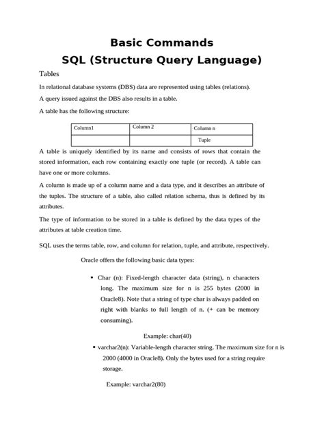 lab manual pdf relational database table database