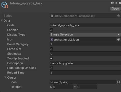 Create Entity Upgrade Unity Rts Engine Documentation