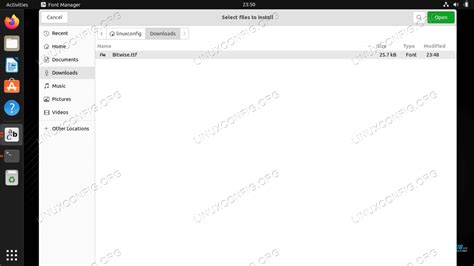 How To Install Fonts On Ubuntu Jammy Jellyfish Linux Linux Tutorials Learn Linux