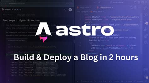 Workshop Build Deploy A Blog With Astro Code With Antonio