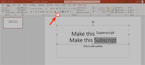 How To Superscript Or Subscript In Powerpoint Android Authority