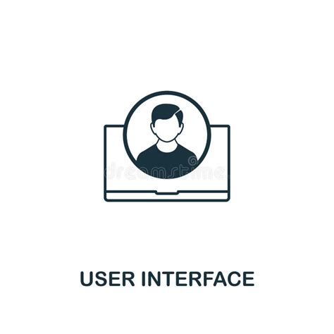 User Interface Icon Thin Outline Style Design From Design Ui And Ux Icons Collection Creative