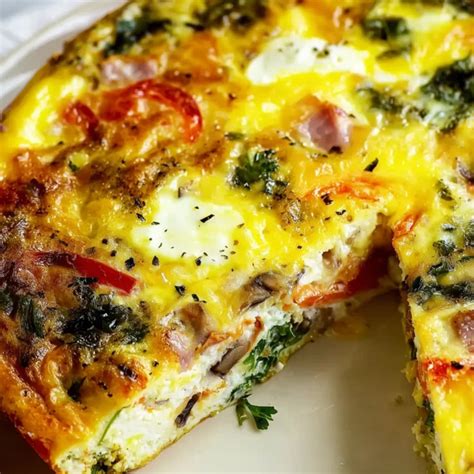Oven Baked Frittata Easy Brunch Recipe Recipe Maestro