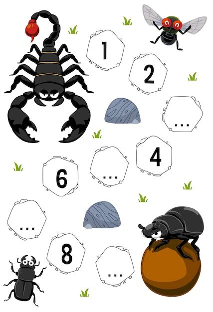 Premium Vector Education Game For Complete The Sequence Of Number