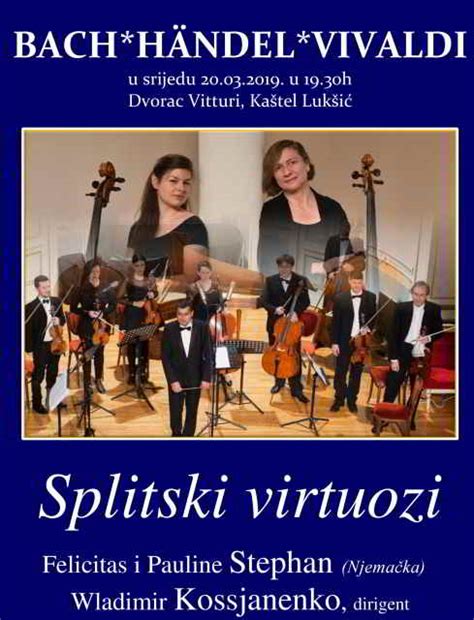 Međunarodni Festival 8 Dani Bacha U Splitu I Kaštelima