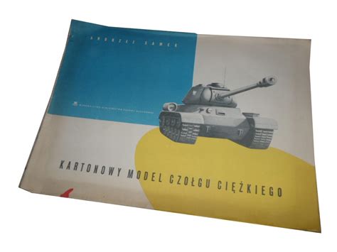 Kartonowy Model Czołgu Ciężkiego Samek Modelarz Mały Modelarz • Cena