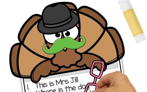 punctuation marks pdf printable worksheet craft turkey trouble