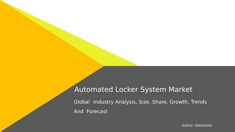 Automated Locker System Market Report Global Forecast From 2025 To 2033