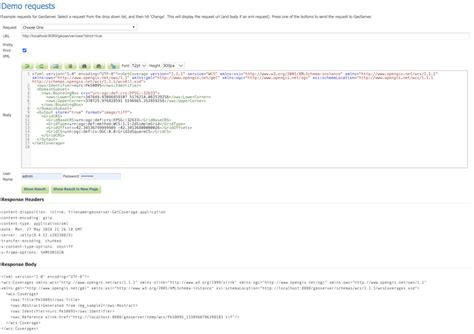 Wcs Request Builder — Geoserver 227x User Manual