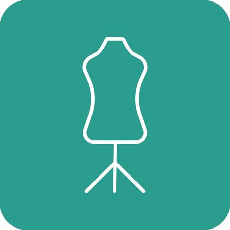 Mannequin Line Round Corner Background Icons 14812625 Vector Art At