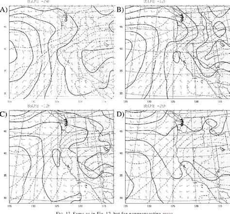 Figure 13 From Synoptic Scale Structure And The Character Of Coastally Trapped Wind Reversals