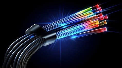 Free Colorful Optical Fibers Image Download At Stockcake