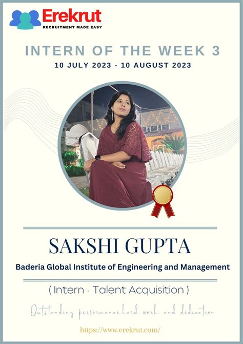 Sakshi Gupta On Linkedin Connections Intern Intern Internship