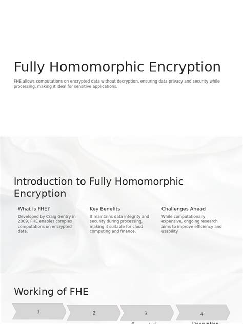 Fully Homomorphic Encryption Pdf Encryption Espionage Techniques