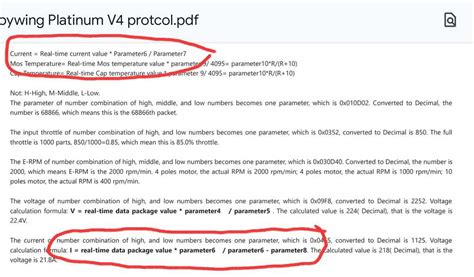 How To Read Hobbywing Or T Motor Esc Current Information Hardware Ardupilot Discourse