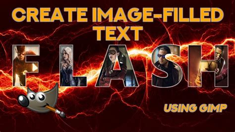 Create Image Filled Text Using Gimp YouTube