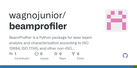 GitHub Wagnojunior Beamprofiler BeamProfiler Is A Python Package For Laser Beam Analysis And