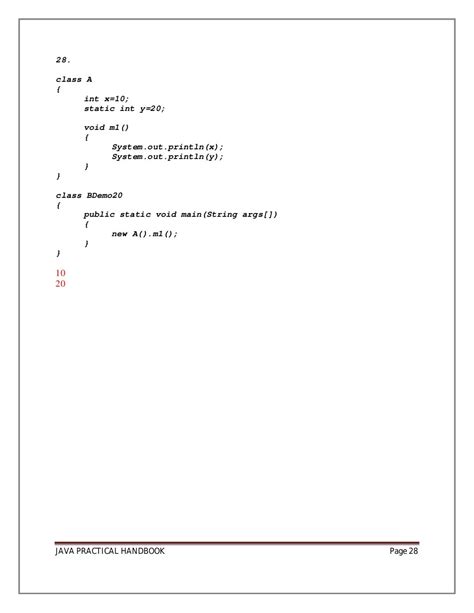 Javapracticalhandbook