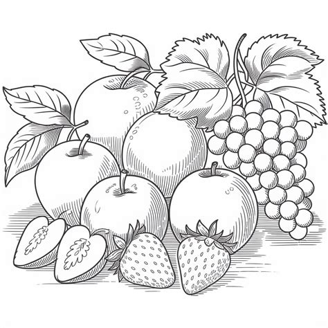 Mewarnai Gambar Buah Buahan Kartung Editor